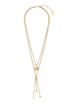 Chloé Brass Multi-layer Necklace - Multicolor