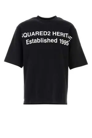 Dsquared2 Cotton Oversize T-shirt - Black