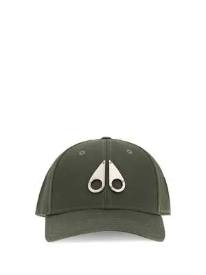 Moose Knuckles Logo Icon Cotton Baseball Cap - Green