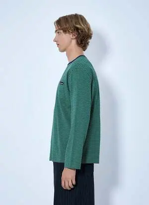 Miu Miu Striped Long Sleeve T-shirt