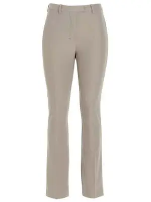 Max Mara Fatina Stretch Viscose Blend Trousers - Cream