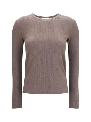 Max Mara Ribbed Long-sleeve Sweater - Brown