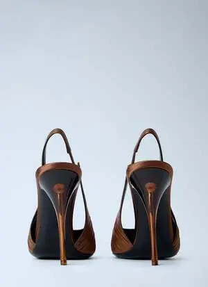 Saint Laurent Slingback Stiletto Heels