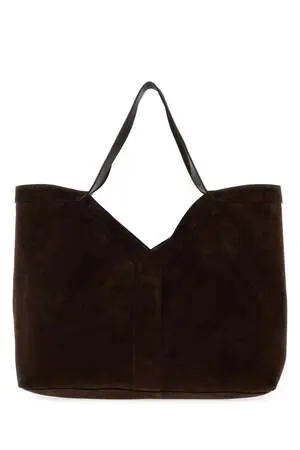 Saint Laurent Bv Y Large Tote Light Sued - Multicolor