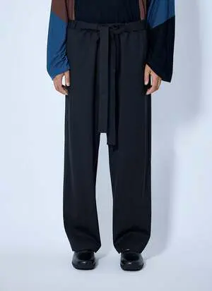 KIKO KOSTADINOV Laan Gathered Trousers - Black