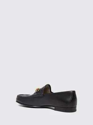 Gucci Calfskin Penny Loafers With Horsebit Detail - Black
