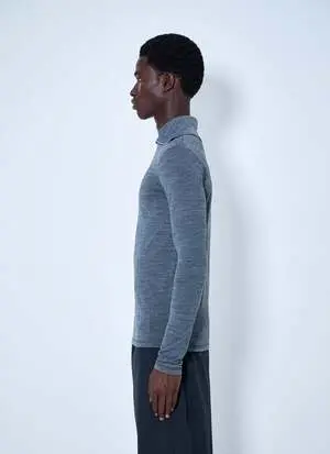 JIL SANDER Half-zip Long Sleeve Top
