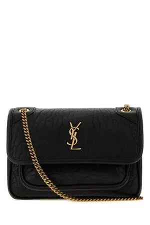 Saint Laurent Leather Mini Niki Crossbody Bag - Black