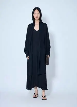 TOTEME Rounded Neckline Dress - Black