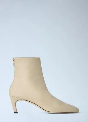 TOTEME Soft Nappa Ankle Boots - Multicolor