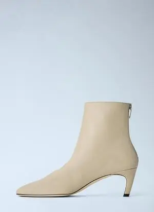 TOTEME Soft Nappa Ankle Boots - Multicolor