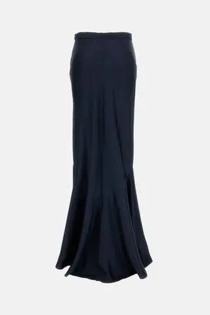 Max Mara Envers Satin Long Skirt - Multicolor