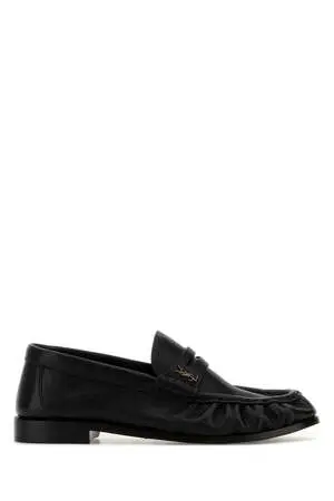 Saint Laurent Leather Le Loafers Loafers - Black