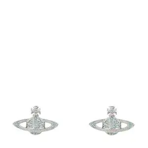 VIVIENNE WESTWOOD Mini Bas Relief Earrings - Silver