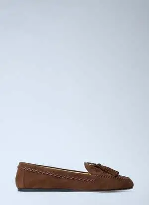 Prada Suede Loafers - Brown