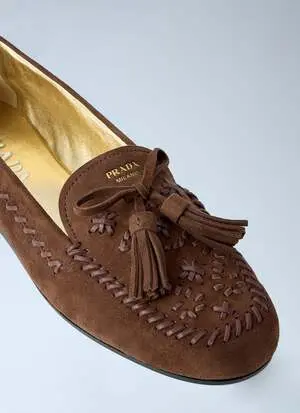 Prada Suede Loafers
