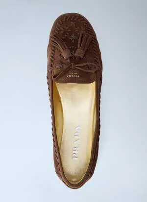 Prada Suede Loafers