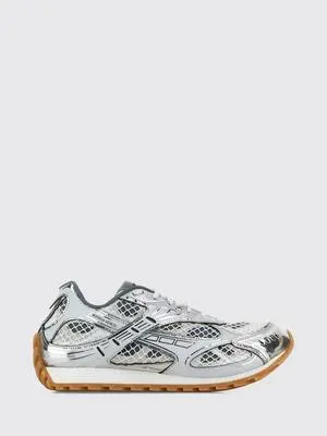 Bottega Veneta Orbit Technical Mesh Sneakers - Silver