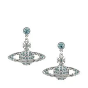 VIVIENNE WESTWOOD Mini Bas Relief Drop Earrings - Blue