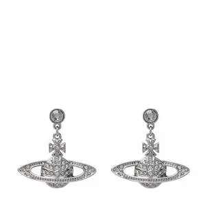 VIVIENNE WESTWOOD Mini Bas Relief Drop Earrings - Silver
