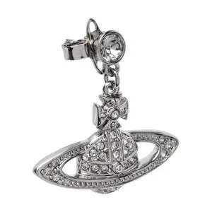VIVIENNE WESTWOOD Mini Bas Relief Drop Earrings - Silver