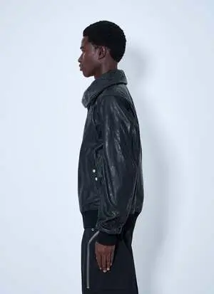 Rick Owens Dracuflight Hammered Leather Jacket