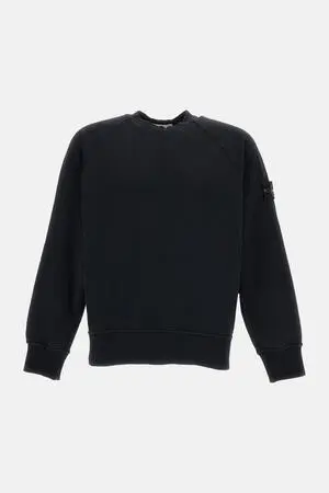 Stone Island Regular-fit Crewneck Sweatshirt With Raglan Sleeves - Multicolor