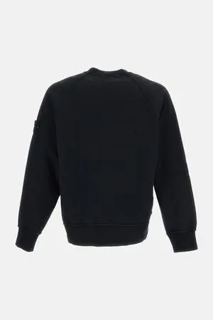 Stone Island Regular-fit Crewneck Sweatshirt With Raglan Sleeves - Multicolor