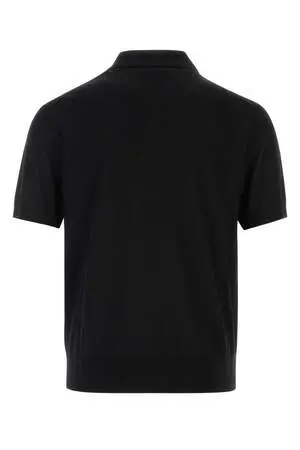 Dsquared2 Wool Polo Shirt - Black