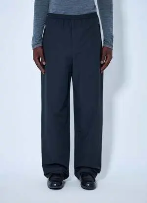 JIL SANDER Wide-leg Elasticated Trousers - Gray