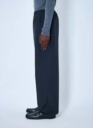 JIL SANDER Wide-leg Elasticated Trousers - Gray