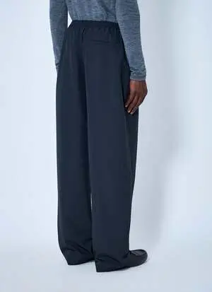 JIL SANDER Wide-leg Elasticated Trousers - Gray