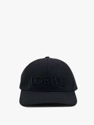 Loewe Cotton Baseball Cap - Black