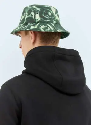 Burberry Rose Print Wax Bucket Hat