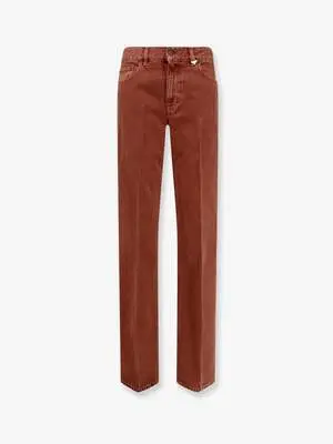 Chloé Colored Denim Trousers - Multicolor