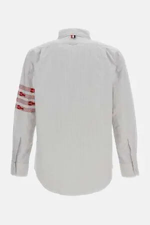 Thom Browne University Stripe 4-bar Lobster Oxford Shirt