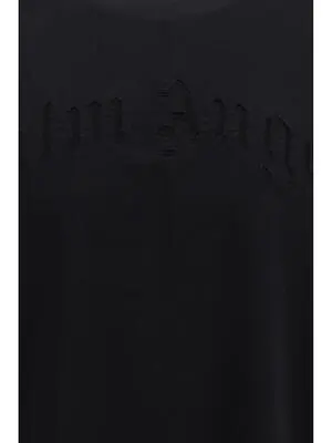 Palm Angels Curved Logo Double-layer T-shirt