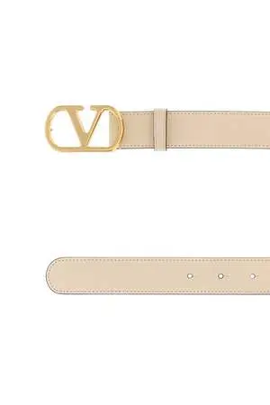 Valentino Garavani Sand Leather Belt