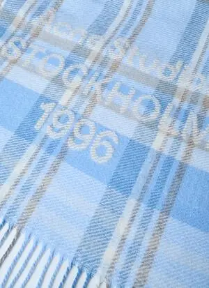 Acne Studios Plaid Wool Scarf