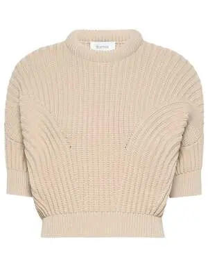 Sportmax Cotton Blend Sweater With Sunburst Pattern - Multicolor