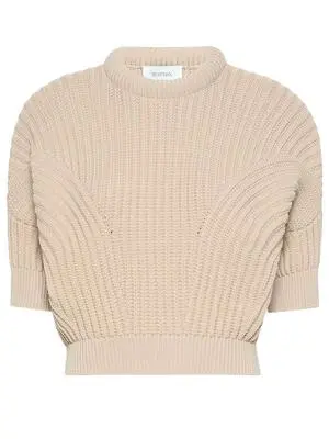 Sportmax Cotton Blend Sunburst Pattern Sweater - Multicolor
