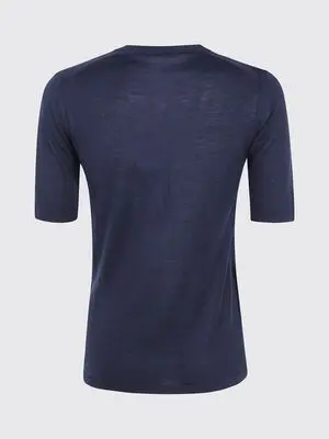 Max Mara Short-sleeved Silk And Cashmere Knit Top - Black
