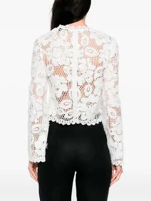 SELF-PORTRAIT Crochet Lace Top