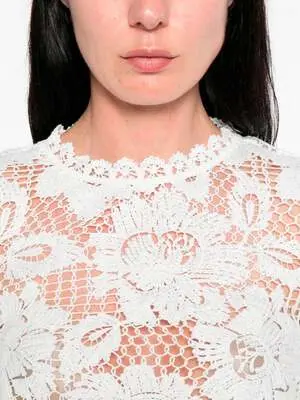 SELF-PORTRAIT Crochet Lace Top