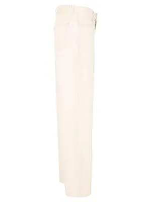AMI Paris Cotton Five-pocket Jeans - White
