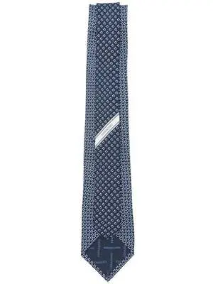 FERRAGAMO Silk Neck Tie - Blue