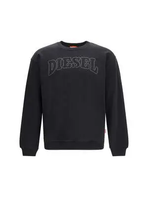 DIESEL® S-norm-v10 Sweatshirt - Black