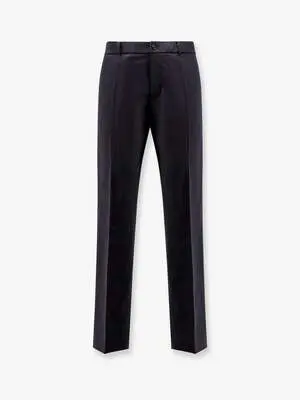 Moncler Wool Blend Trousers - Multicolor
