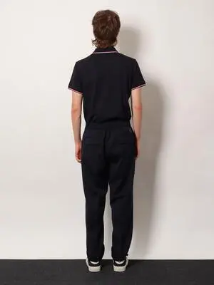 Moncler Wool Blend Trousers - Multicolor