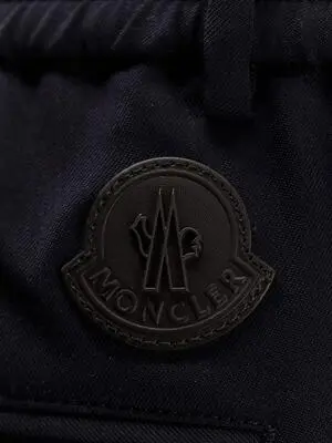 Moncler Wool Blend Trousers - Multicolor